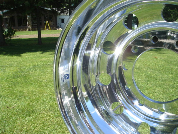 1) ALCOA WHEELS 19.5 X 7.50 10 ON 285 MM BP TRAILER HD TRUCK, WHEELS ...