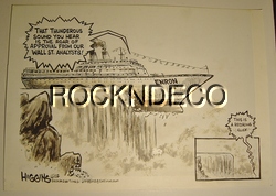 Купить Комикс-арт 2002 Enron Jack Higgins Original Editorial Cartoon ...