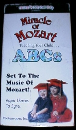 Babyscapes MIRACLE OF MOZART Alphabet ABCs Vhs Educational | eBay