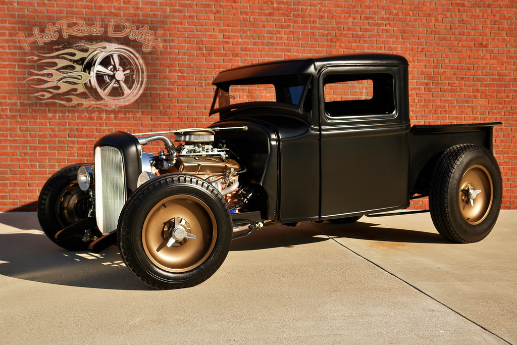 "Boardtrack" 1933 Chopped Ford Pickup w/ Built 327 (SOLD) | The H.A.M.B.