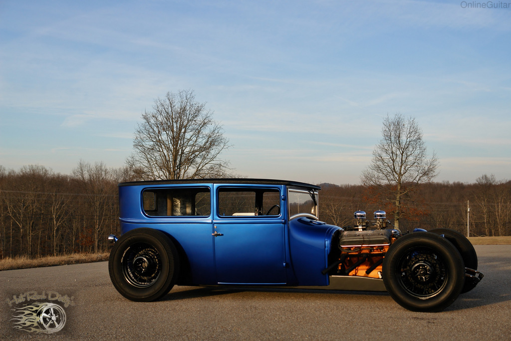 1927 Chopped Ford Tudor Sedan, Studebaker Motor | The H.A.M.B.