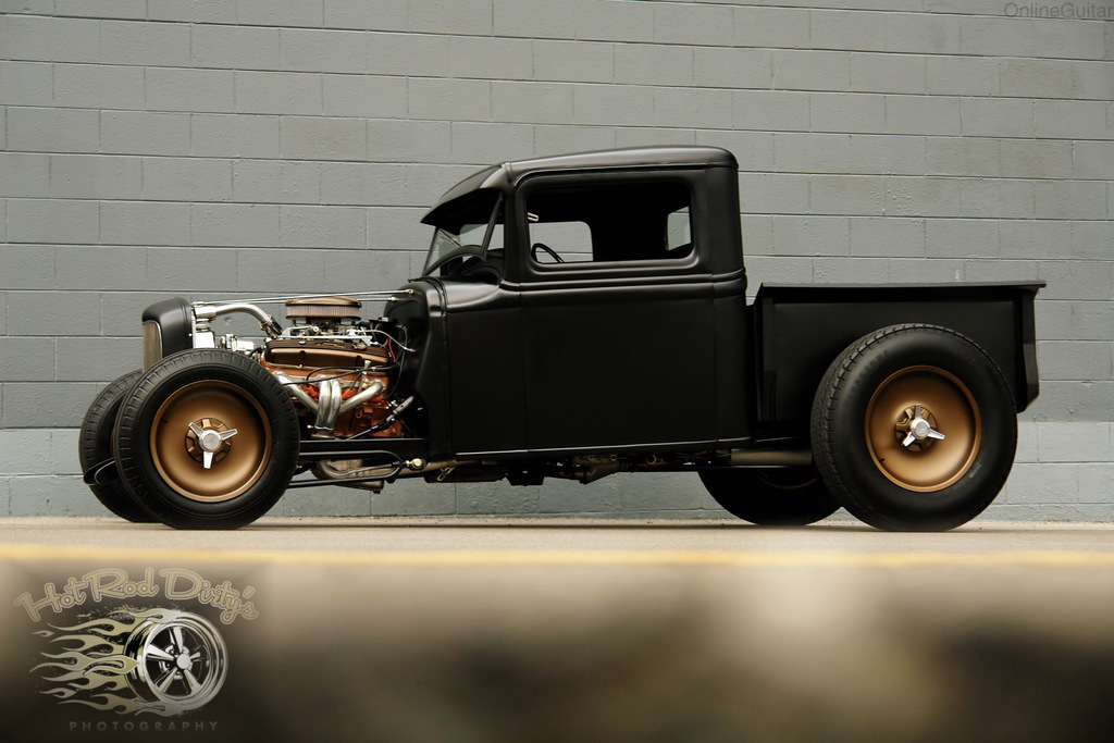 "Boardtrack" 1933 Chopped Ford Pickup w/ Built 327 (SOLD) | The H.A.M.B.
