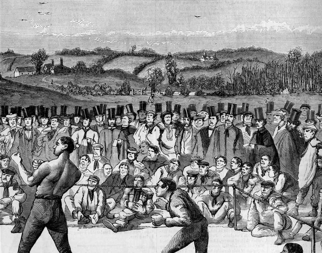 BOXING BLOODY BRUTAL BLACKGUARD PRIZE-FIGHT HEENAN VS SAYERS 1860 EARLY ...