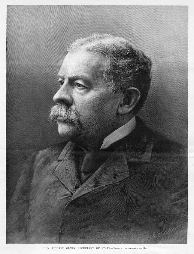 SECRETARY OF STATE RICHARD OLNEY, 1895 POLITCAL HISTORY | eBay