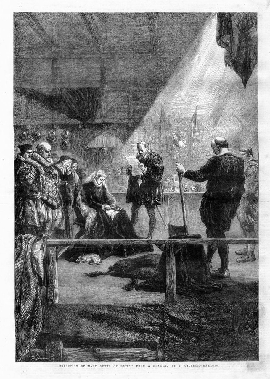 EXECUTION OF MARY QUEEN OF SCOTS RELIGION HELPLESS ENGLISH QUEEN ...